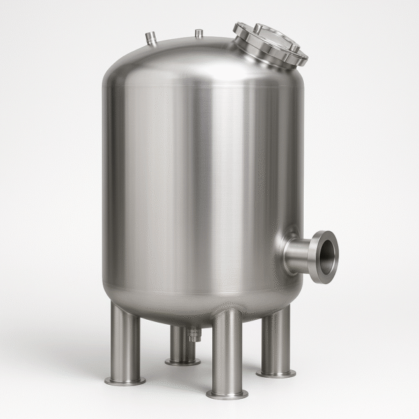 Large Sterile Water Tank - Dished Head Series (20T) | Stark Water