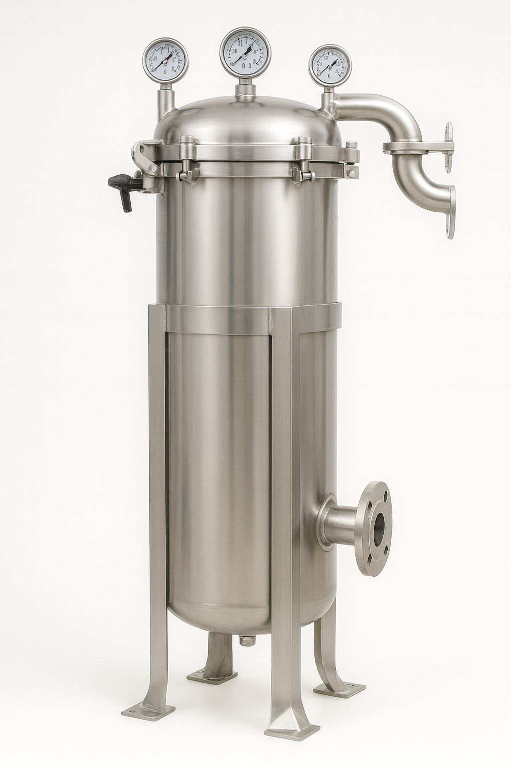 Top Entry Bag Filter Housing - Premium Gooseneck Series | Stark Water