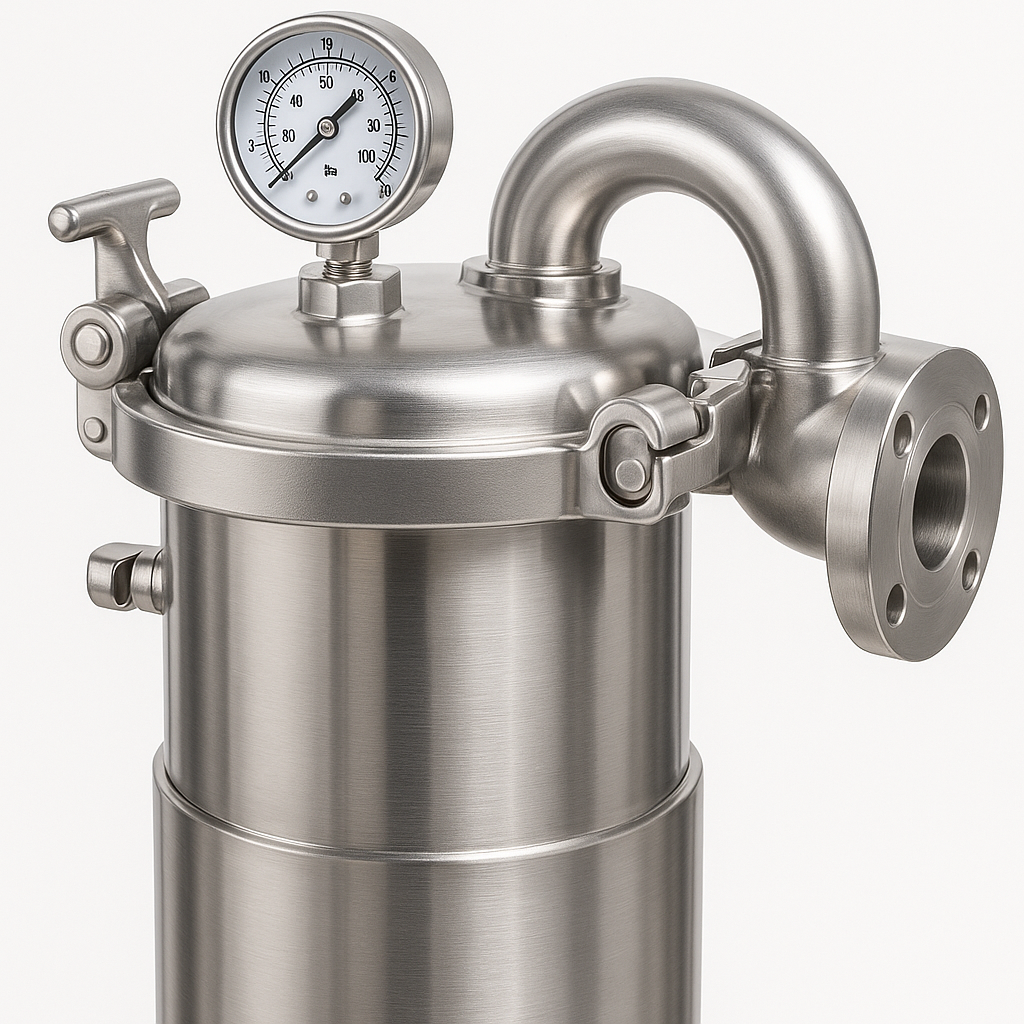 Top Entry Bag Filter Housing - Premium Gooseneck Series | Stark Water